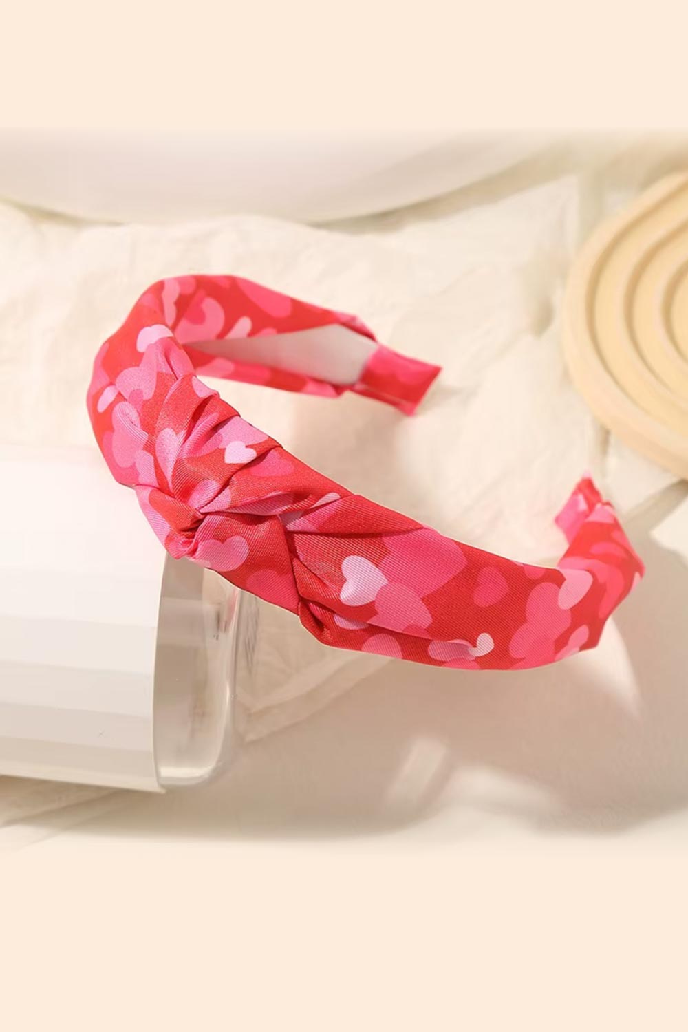 Red & Pink Valentine's Top Knot Headband – Bloom Drop Ship