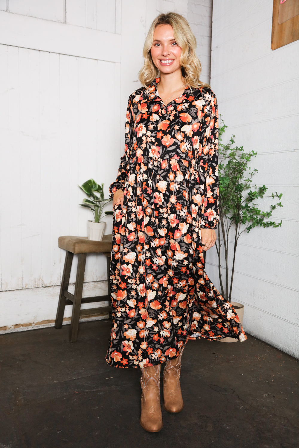 A Homestead Beauty Floral Dress – Bloom Drop Ship